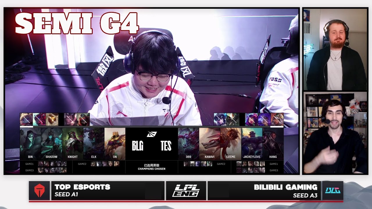 TES vs BLG - Game 4 | Semi Final S15 LPL Summer Playoffs 2025 | Top ...
