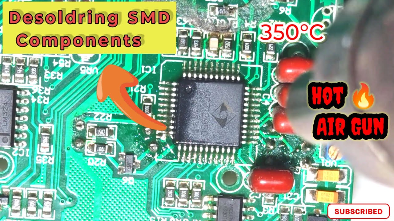 "How to Desolder SMD Components: A Step-by-Step Guide"||#soldering # ...