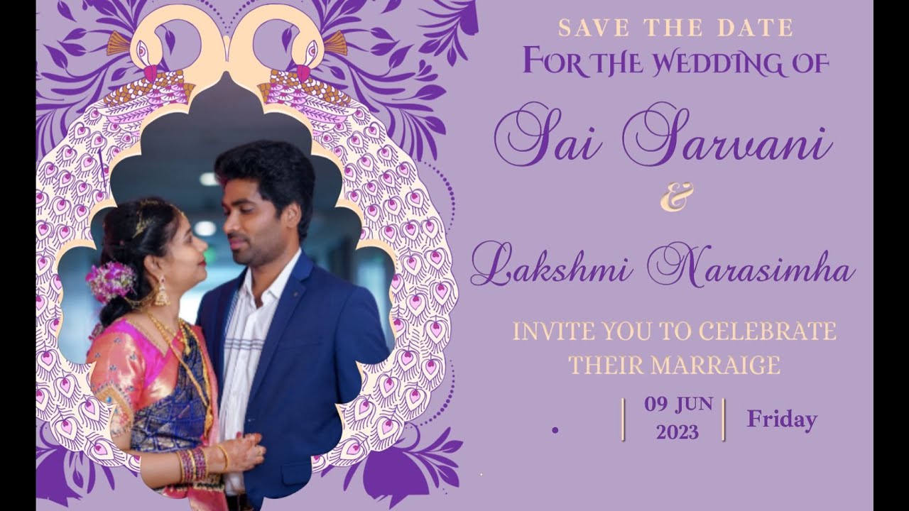 Sai Sravani WEDS Narasimha - YouTube