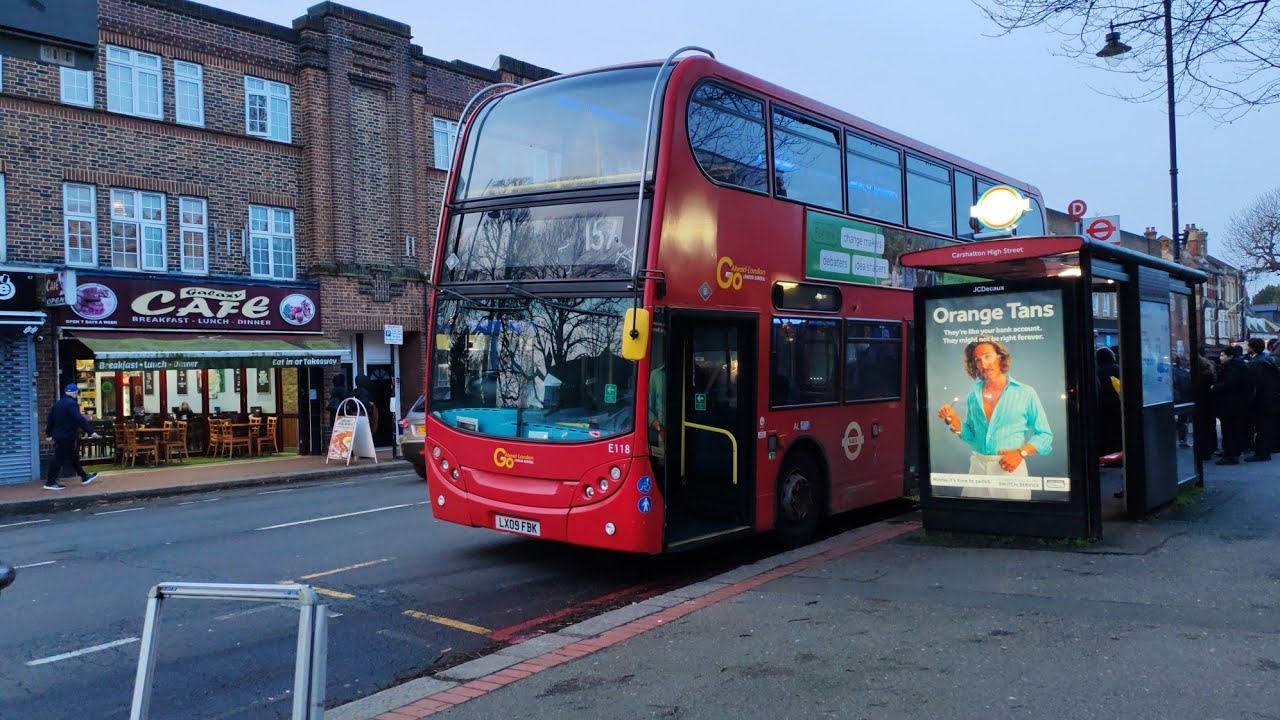 Journey on GoAhead Route 157 | E118 (LX09FBK) | ADL Enviro400 Trident ...