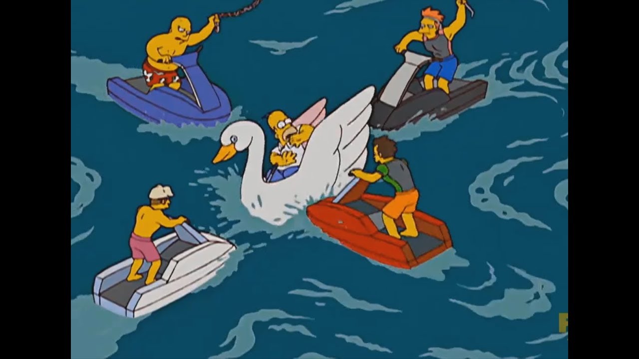 The Simpson -Homer Was Besieged And Struck Unexpectedly At Sea ! - YouTube