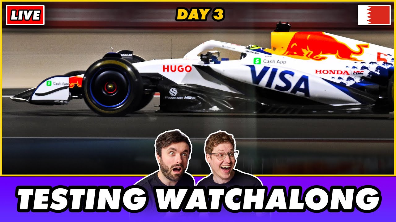 2025 F1 Bahrain Testing - FINAL Day Watchalong - YouTube