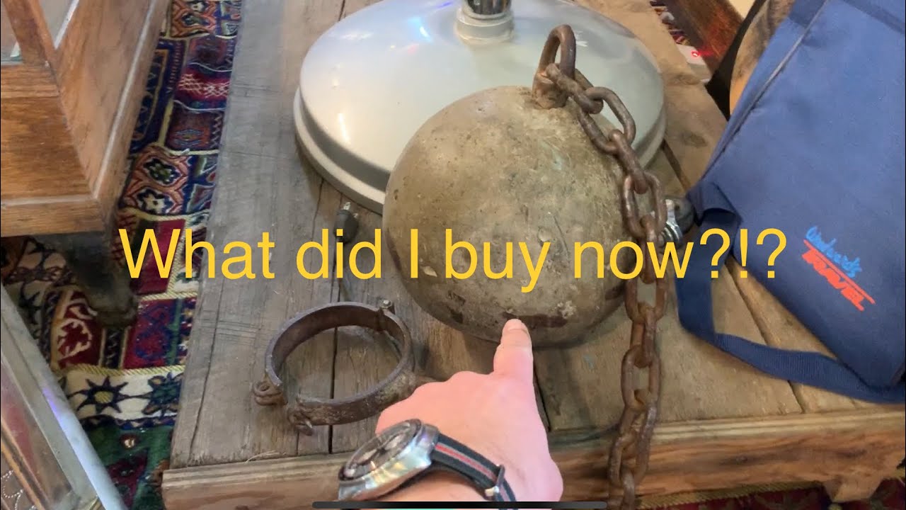 Hanging out with the old ball and chain, today’s finds! - YouTube