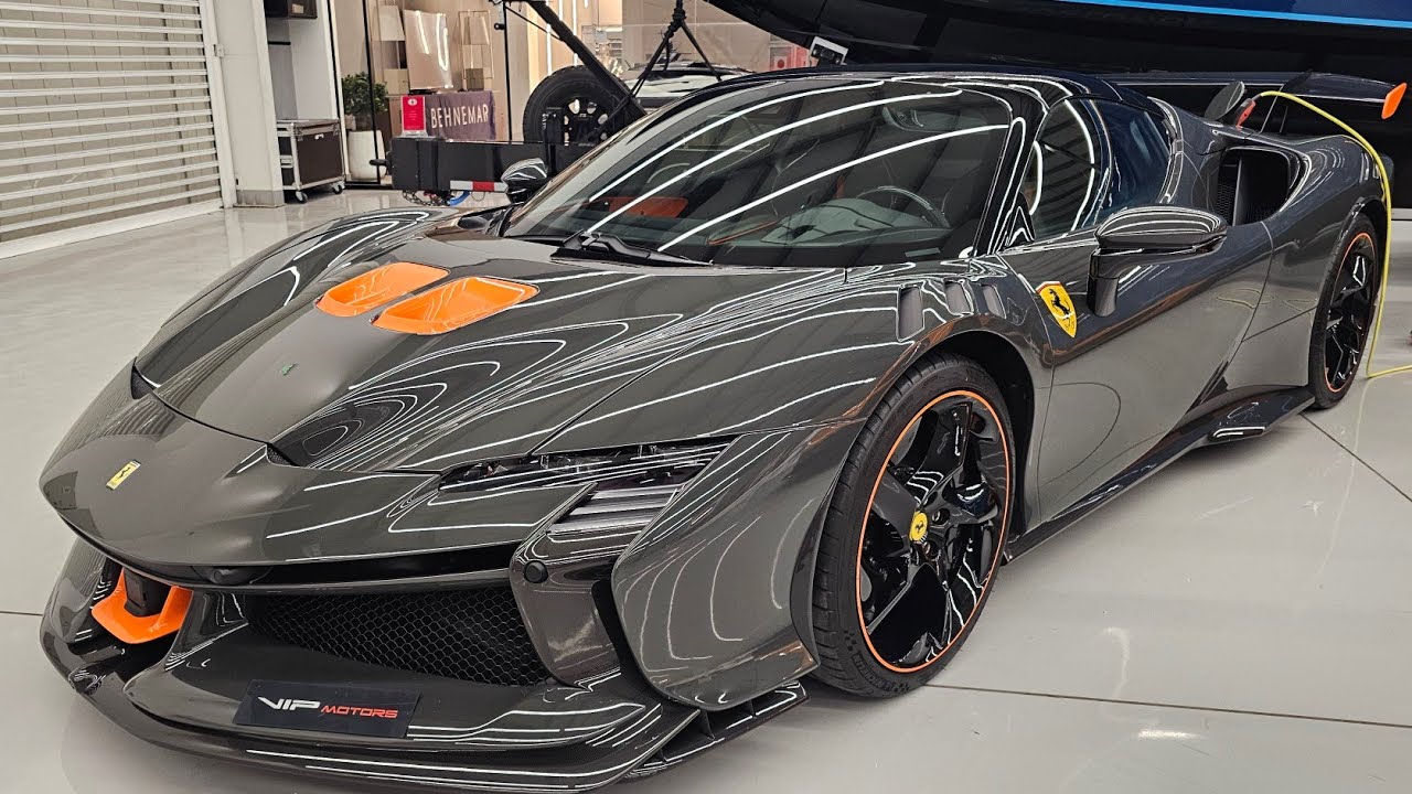 Ferrari SF90 XX Spider first look track focused hypercar review - YouTube