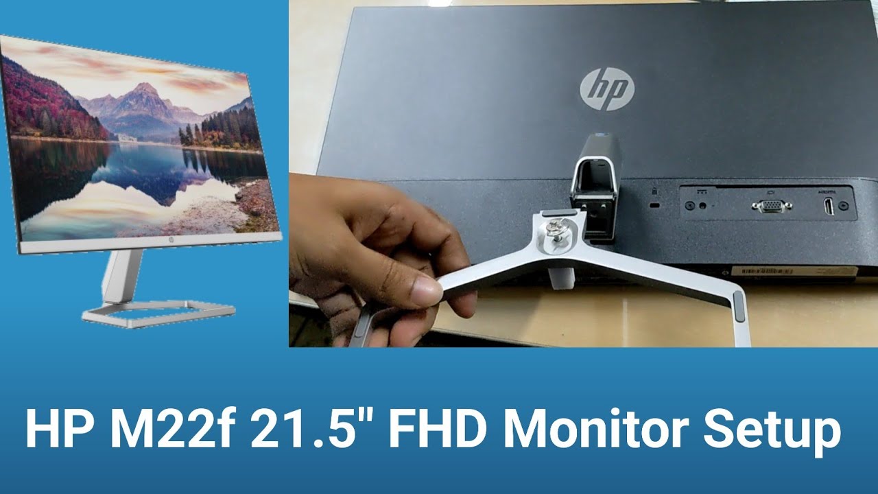 HP M22f FHD IPS Monitor Review and Setup in bangla | Top ranking Budget ...