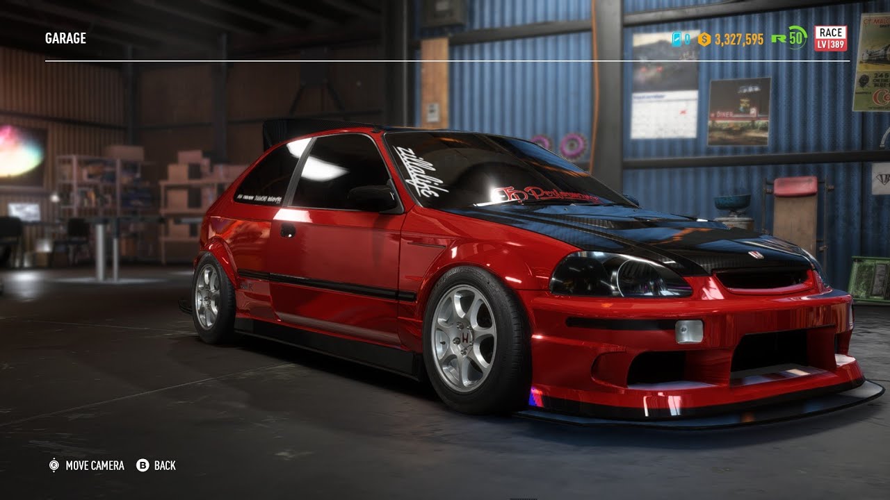 Need For Speed Payback: Honda Civic Type-R (2000) Build & Gameplay ...