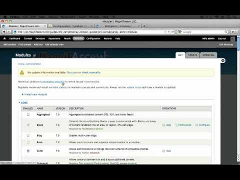 145. How to install the CSS Injector module and find most module configuration pages - YouTube