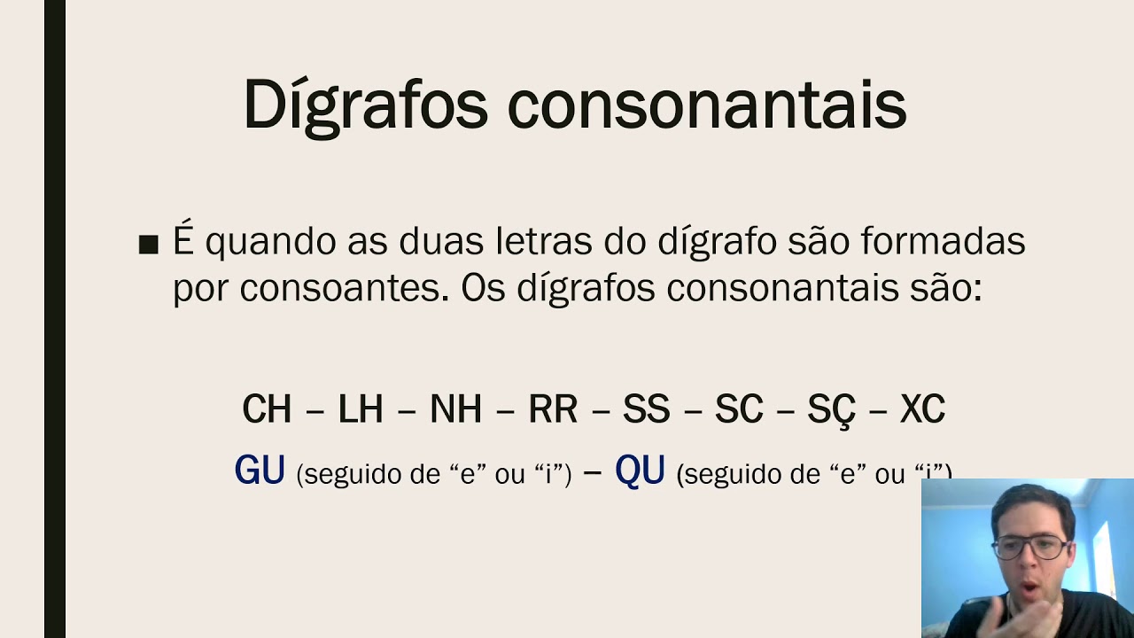 DÍGRAFOS CONSONANTAIS - YouTube