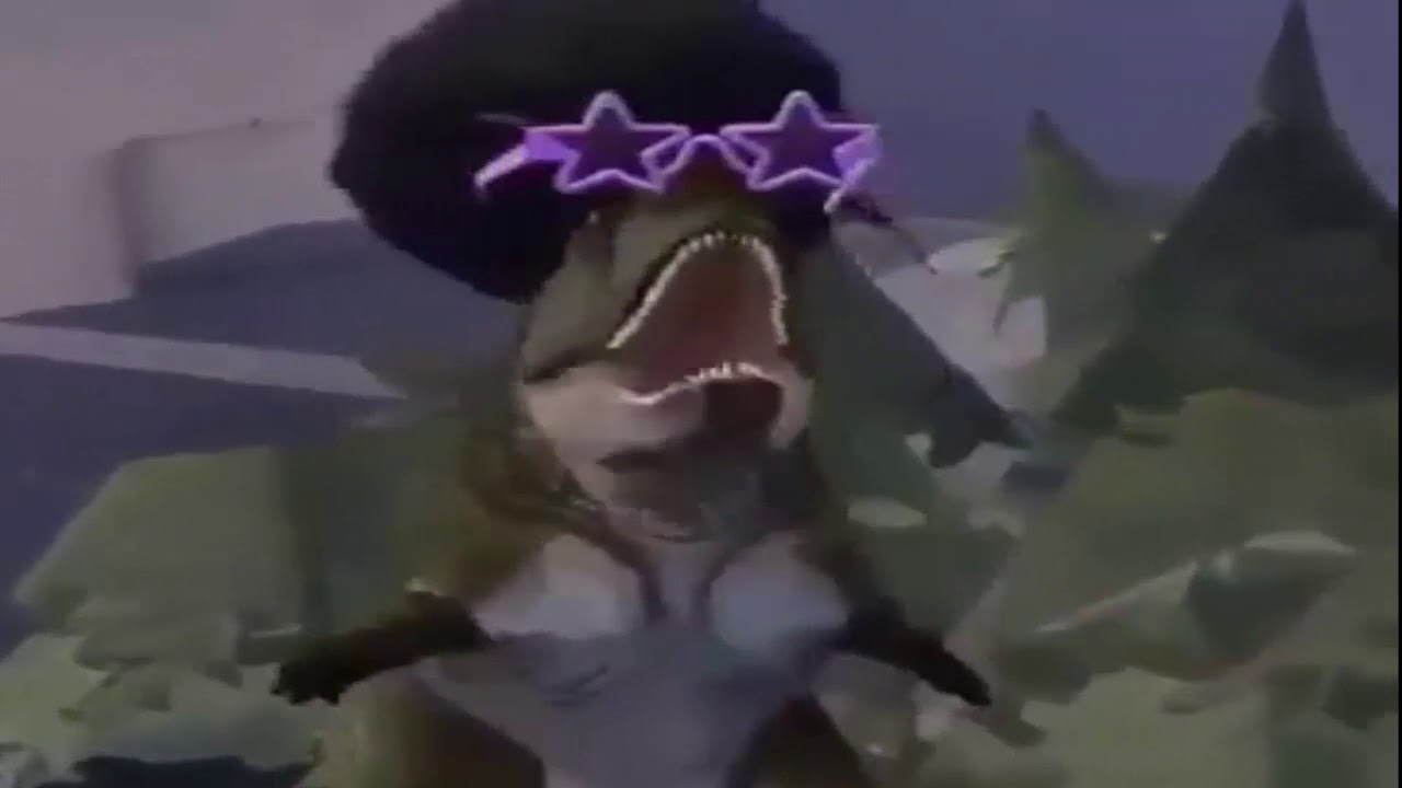 Afro dino does the dance [[M E M E]] - YouTube