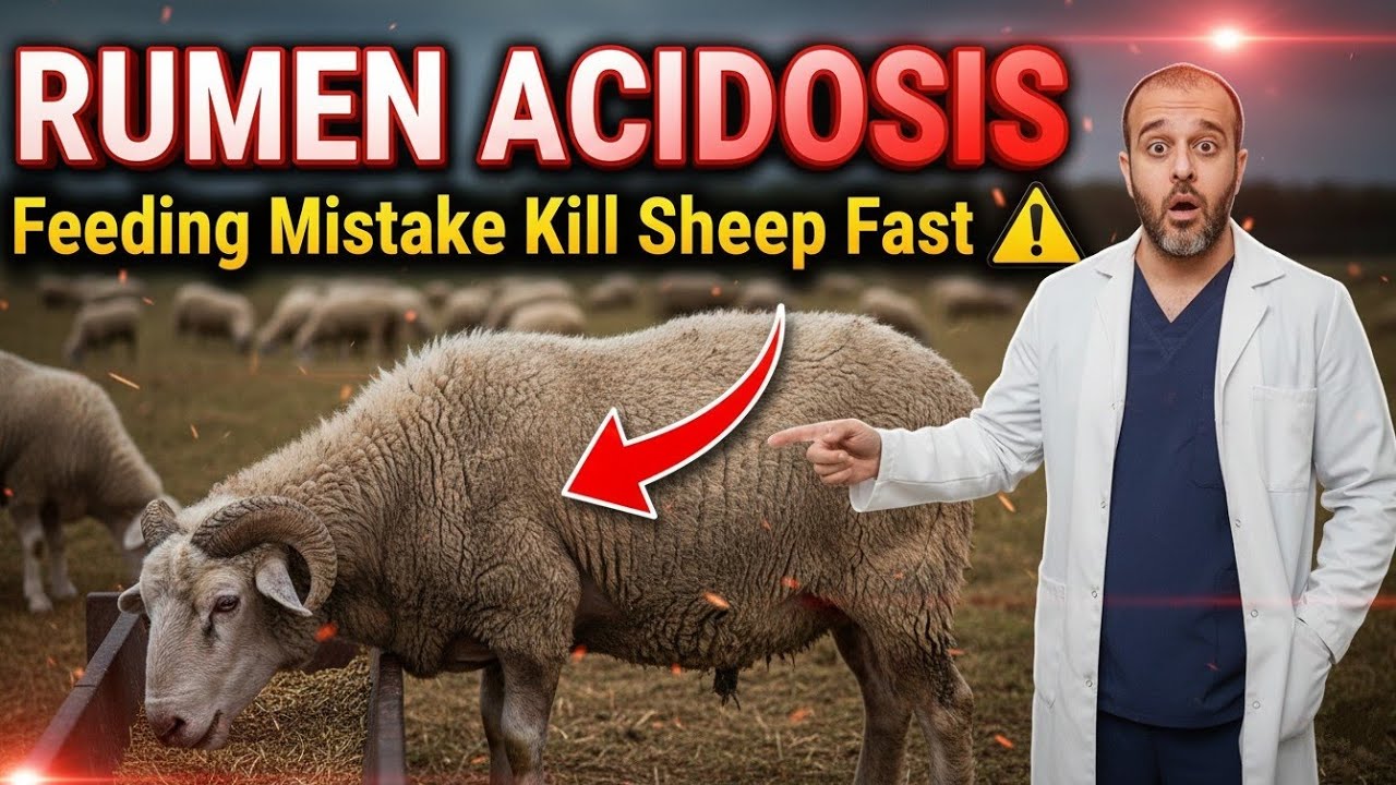 Rumen Acidosis in Sheep / goats (Grain Poisoning): The Feeding Mistake ...