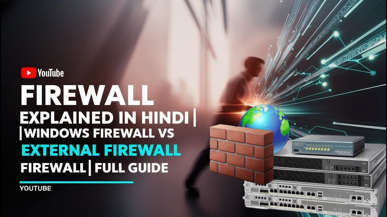 Firewall Explained in Hindi | Windows Firewall vs External Firewall ...