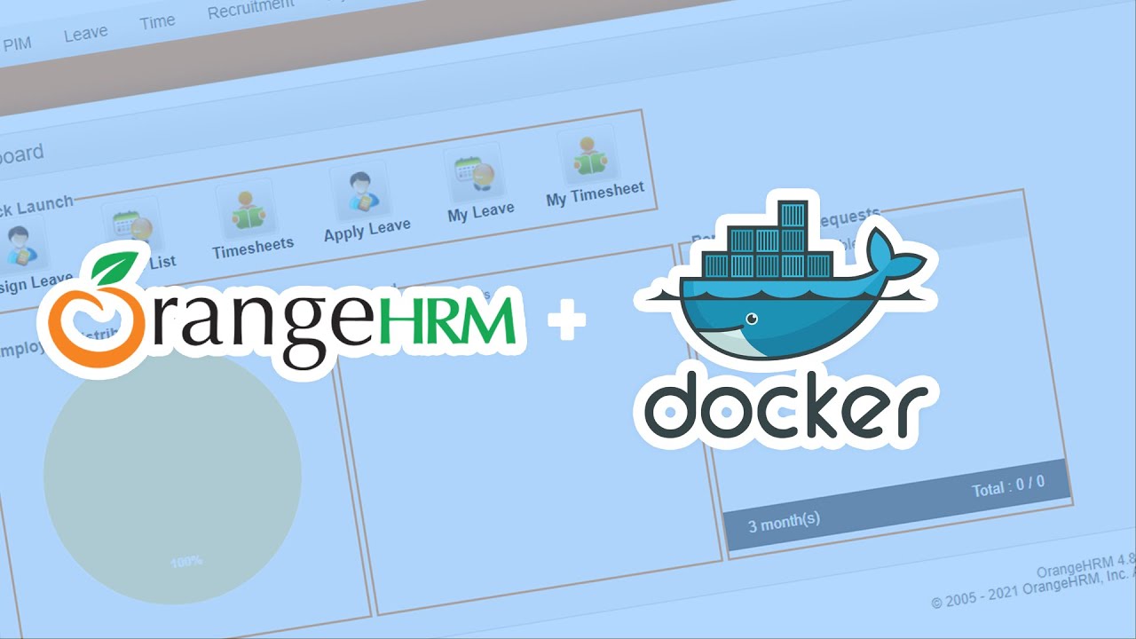 OrangeHRM (Self-hosted Human Resources Management) on Docker - YouTube