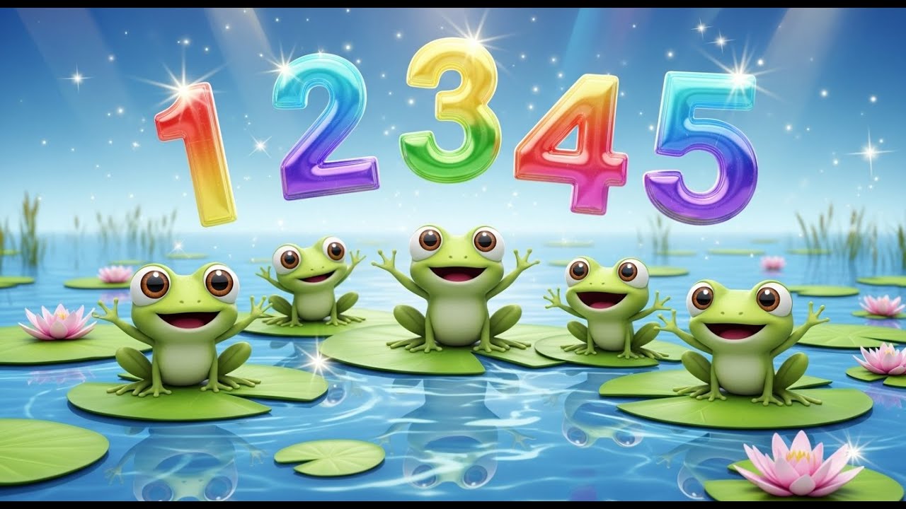 Counting Frogs on Lily Pads 🐸🌿 | Learn Numbers for Kids | Fun Counting ...
