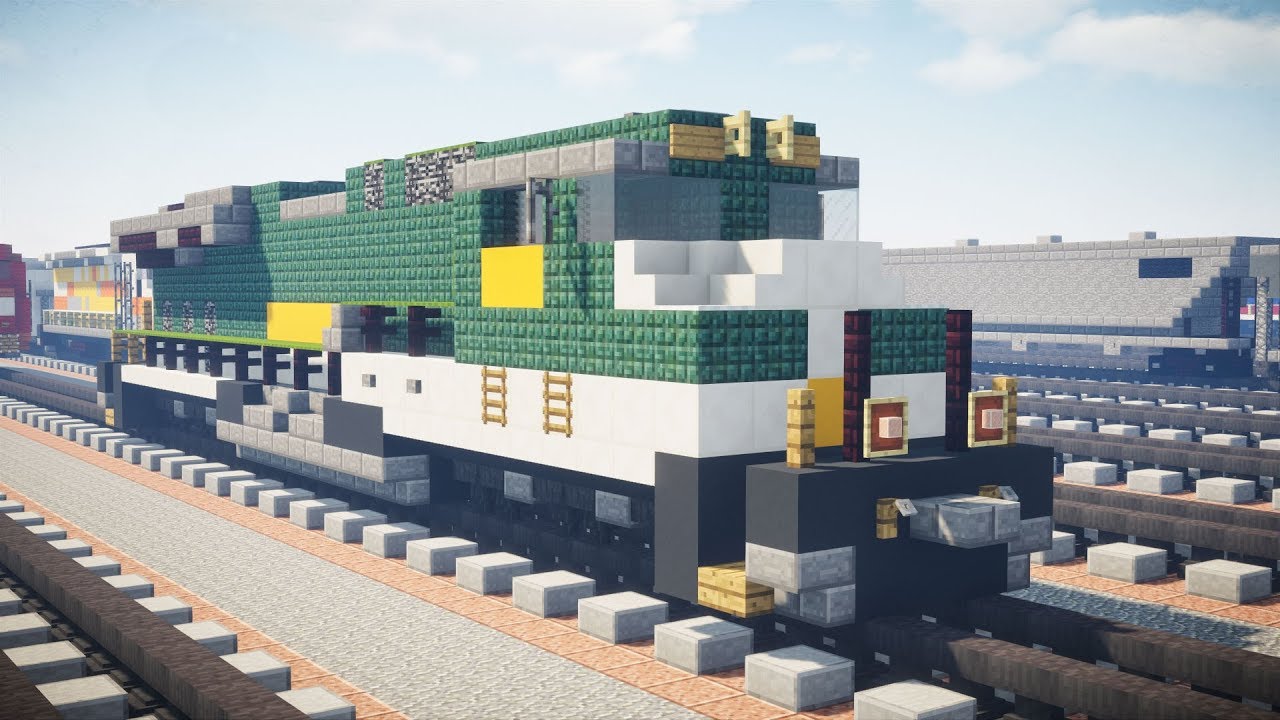 Minecraft NS 8099 Southern Heritage Unit ES44AC Tutorial - YouTube