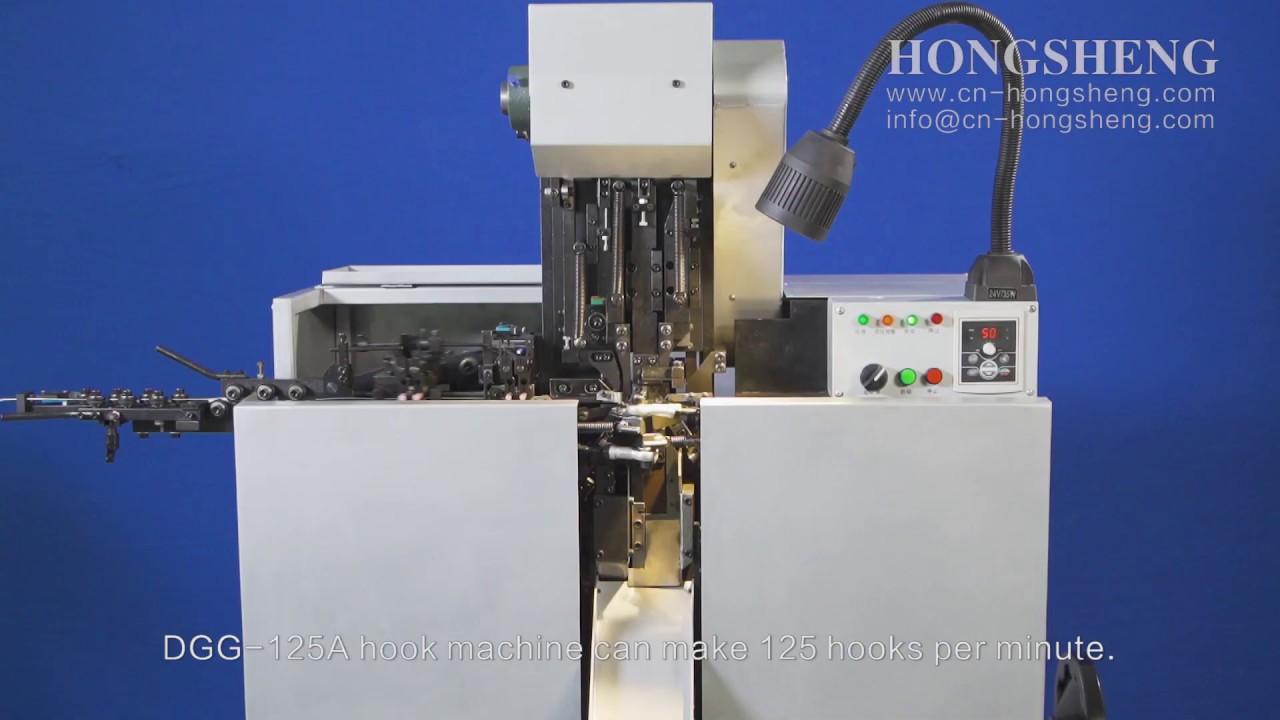 GS-125A Hook and eye metal parts forming machine - bra making machine ...