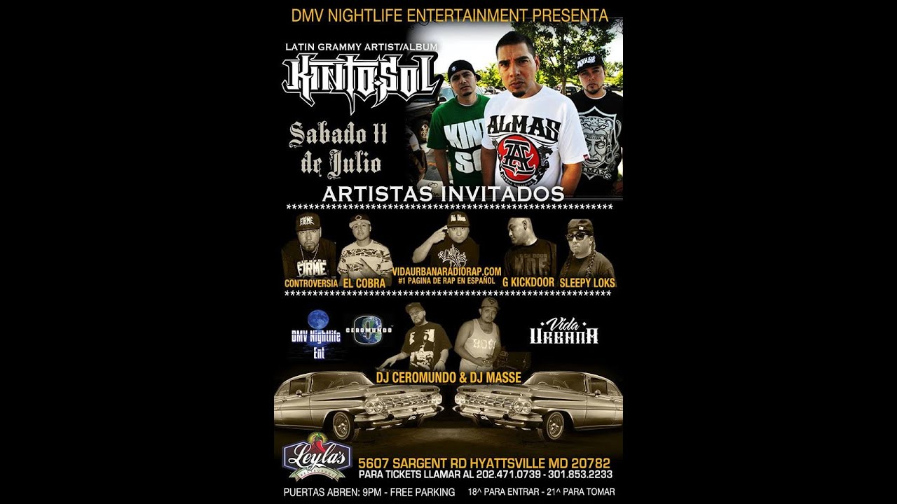KINTO SOL EN MARYLAND POR PRIMERA VEZ DMV NIGHTLIFE ENT INVITA - YouTube