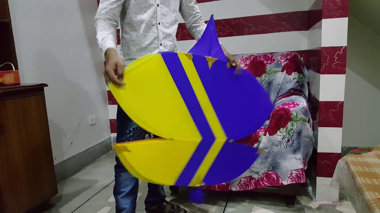 Hand made 5g patang made by me - YouTube
