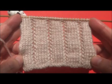 🌟🌟 Knitting fashion /SIMPLE RELIEF PATTERN WITH SPOKES - YouTube