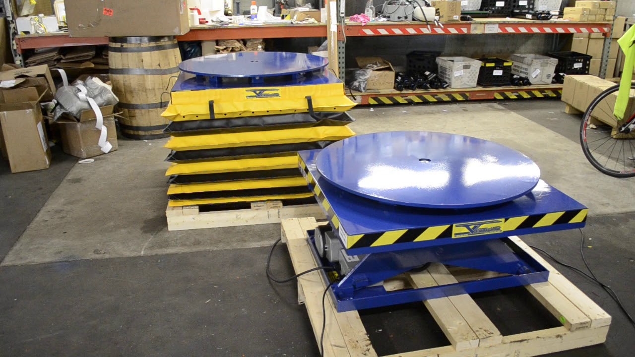 VERTI-LIFT Hydraulic Work Positioner - YouTube
