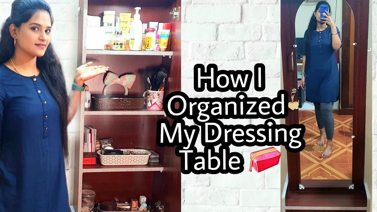 What's In My Dressing Table...?|How I Organized My Makeup, Skincare ...