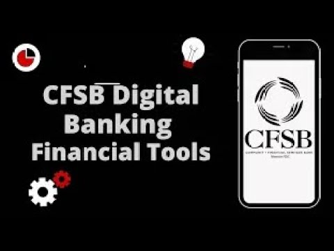 CFSB Digital Banking Financial Tools - YouTube