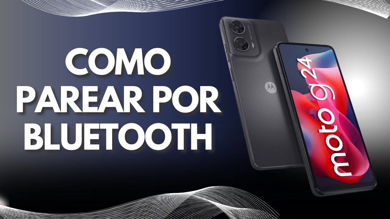 Como parear por bluetooth com algum dispositivo no Motorola Moto G24 ...