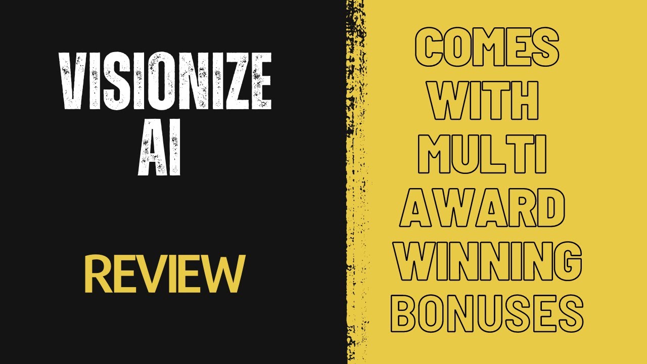 Visionize Ai Review + 4 Bonuses To Make It Work FASTER! - YouTube