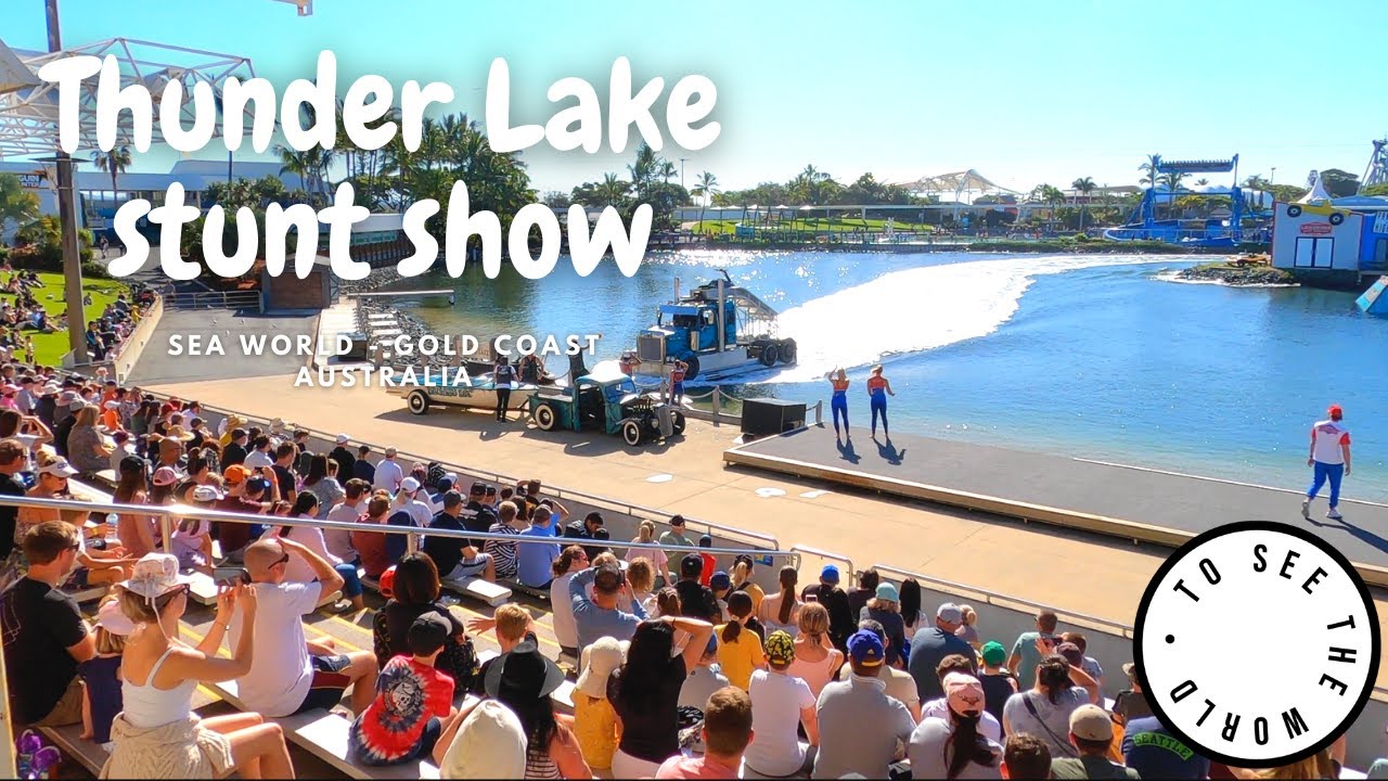 AMAZING - THUNDER LAKE STUNT SHOW - Sea World, Gold Coast - Queemsland ...