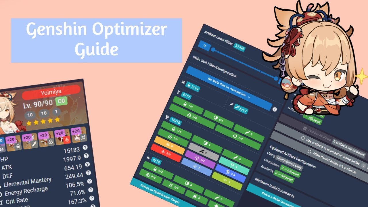 How to use Genshin Optimizer - YouTube