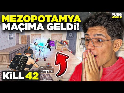 MAÇIMA MEZOPOTAMYA GELDİ! 42 KİLL ALDIM - PUBG MOBİLE