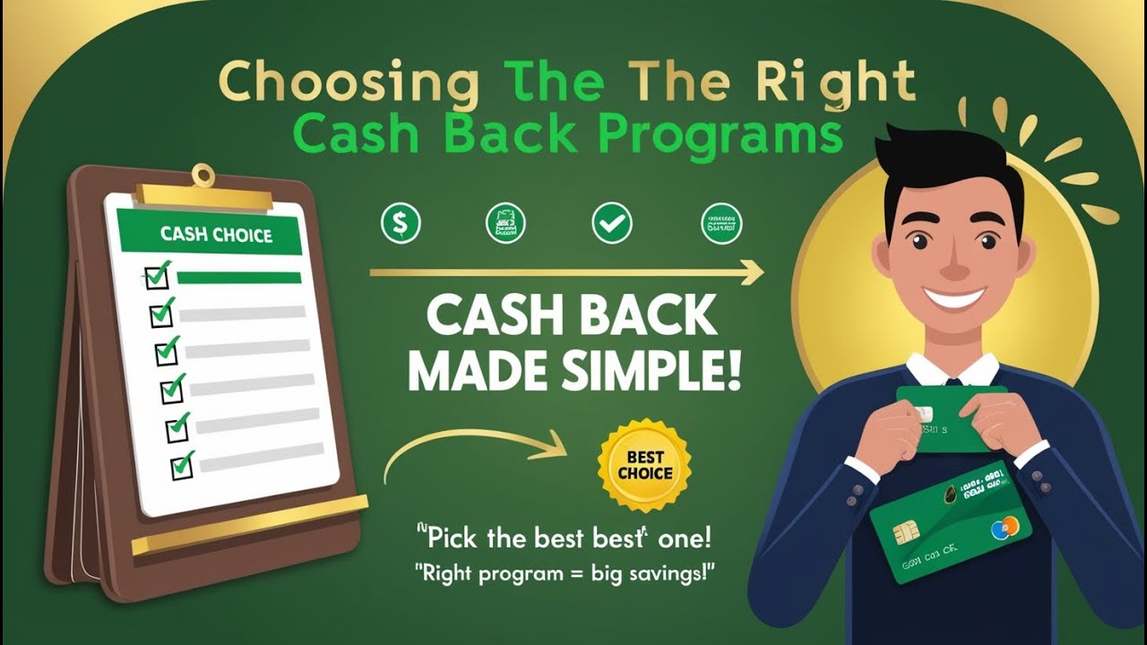 Choosing the Right Cash Back Programs Maximize Your Savings! - YouTube