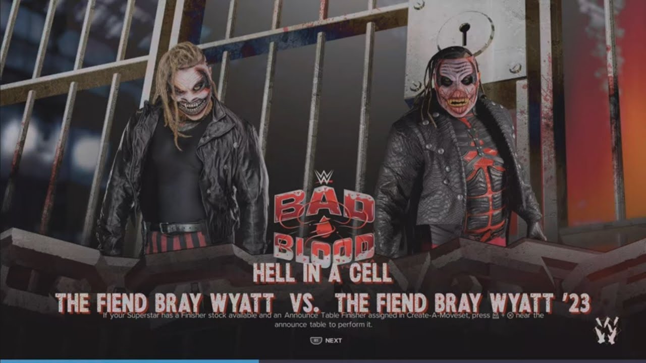 WWE 2K24: Hell In A Cell Match - Fiend Vs. Fiend - YouTube