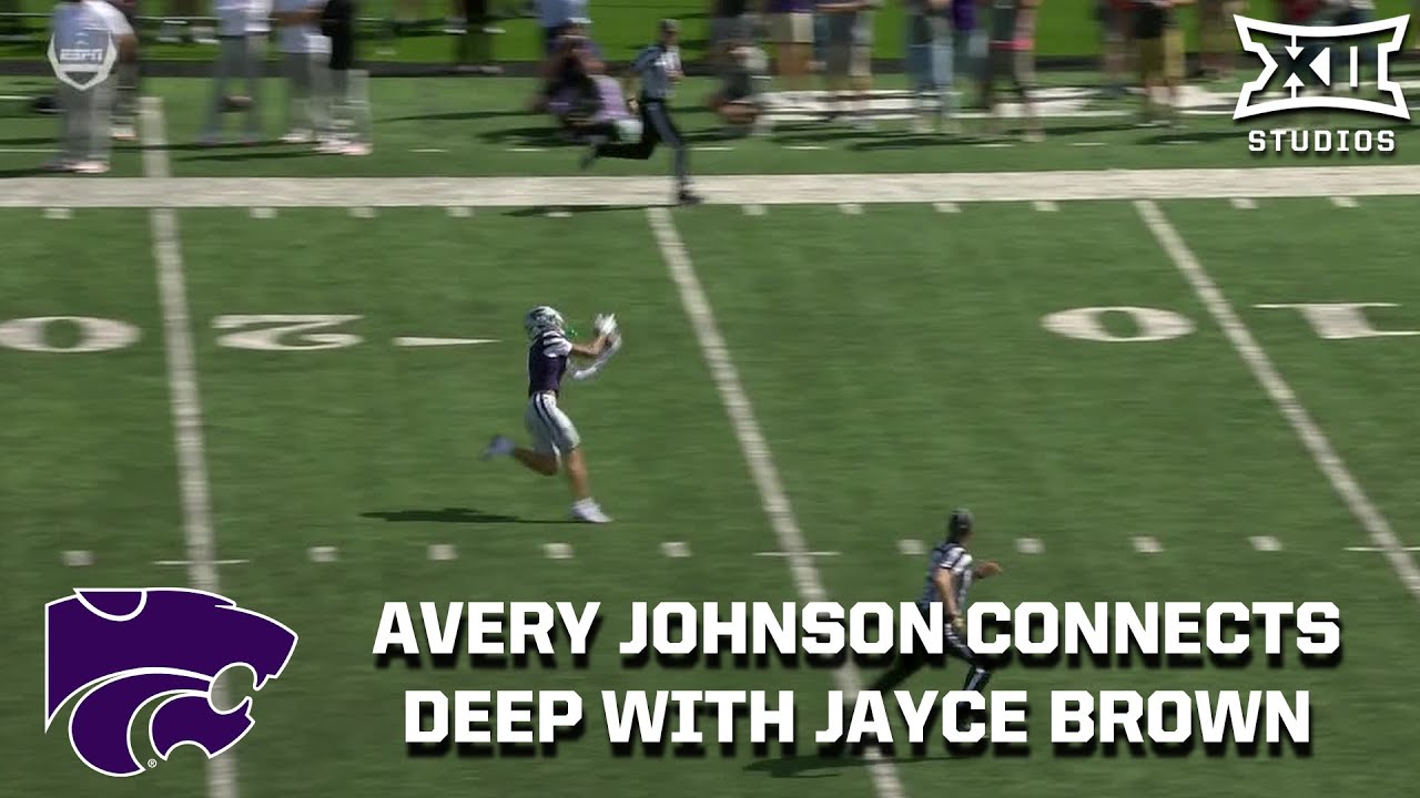 Jayce Brown Beats Defenders for a 55-Yard Deep Ball Touchdown - YouTube