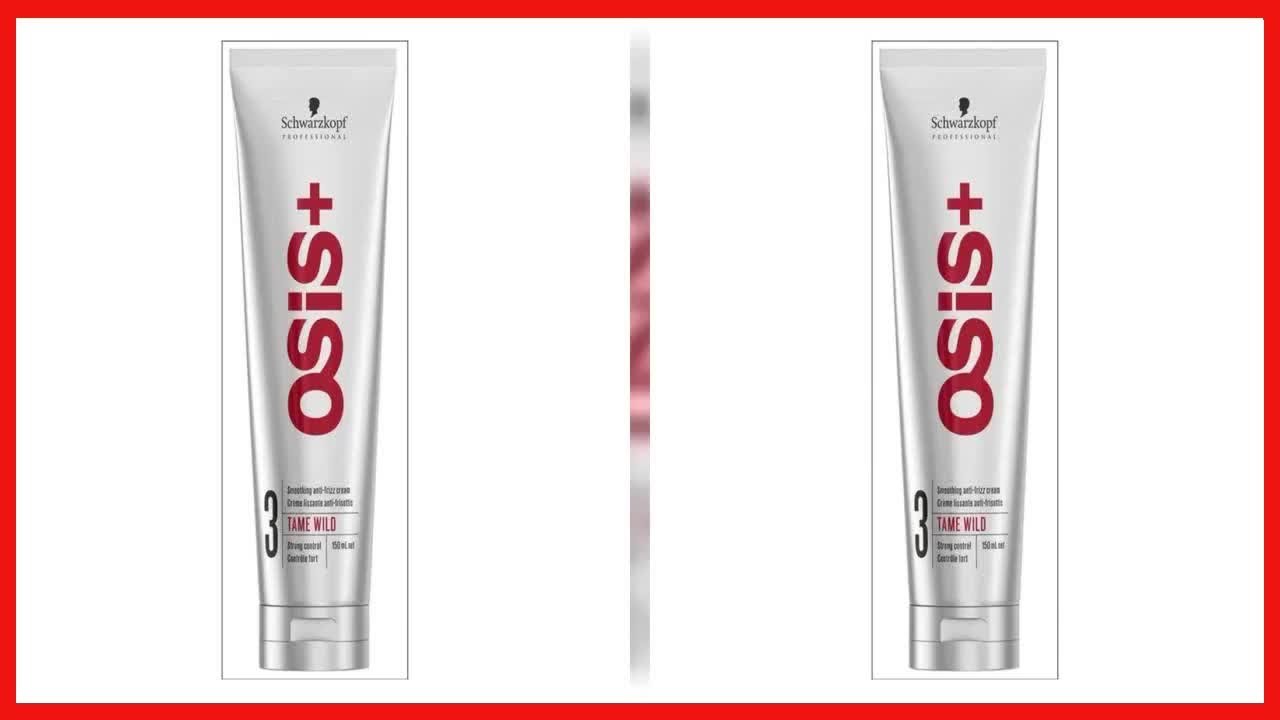 OSiS+ TAME WILD Smoothing Anti-Frizz Cream, 5-Ounce - YouTube