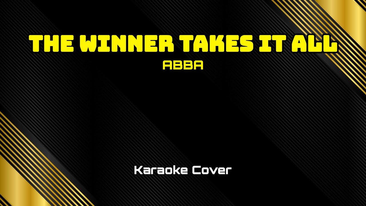 2785 - The Winner Takes It All - ABBA (Karaoke Cover) - YouTube