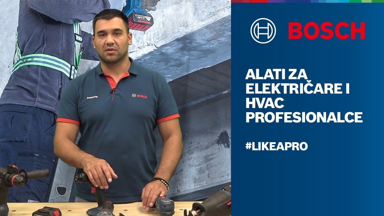 Bosch Professional alati za električare i HVAC profesionalce - YouTube