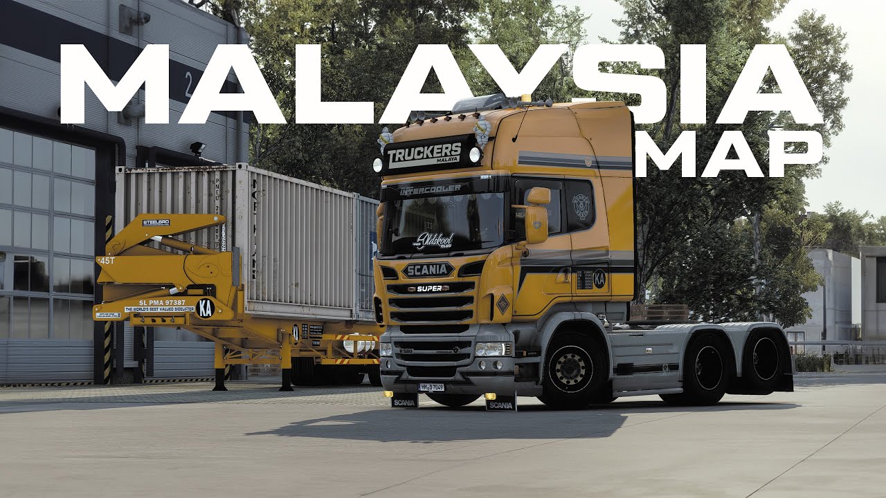 🔴ETS2 1.49 New! Southeast Asia Map v0.2.4.2 Malaysia, Singapore ...