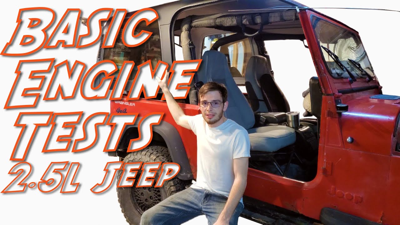 Fuel Pressure and Compression Testing 2.5L Jeep Engine - YouTube