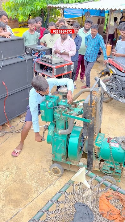 10 kw generator starting dj kaa vlog | rajkamal dj basti part 5 - YouTube