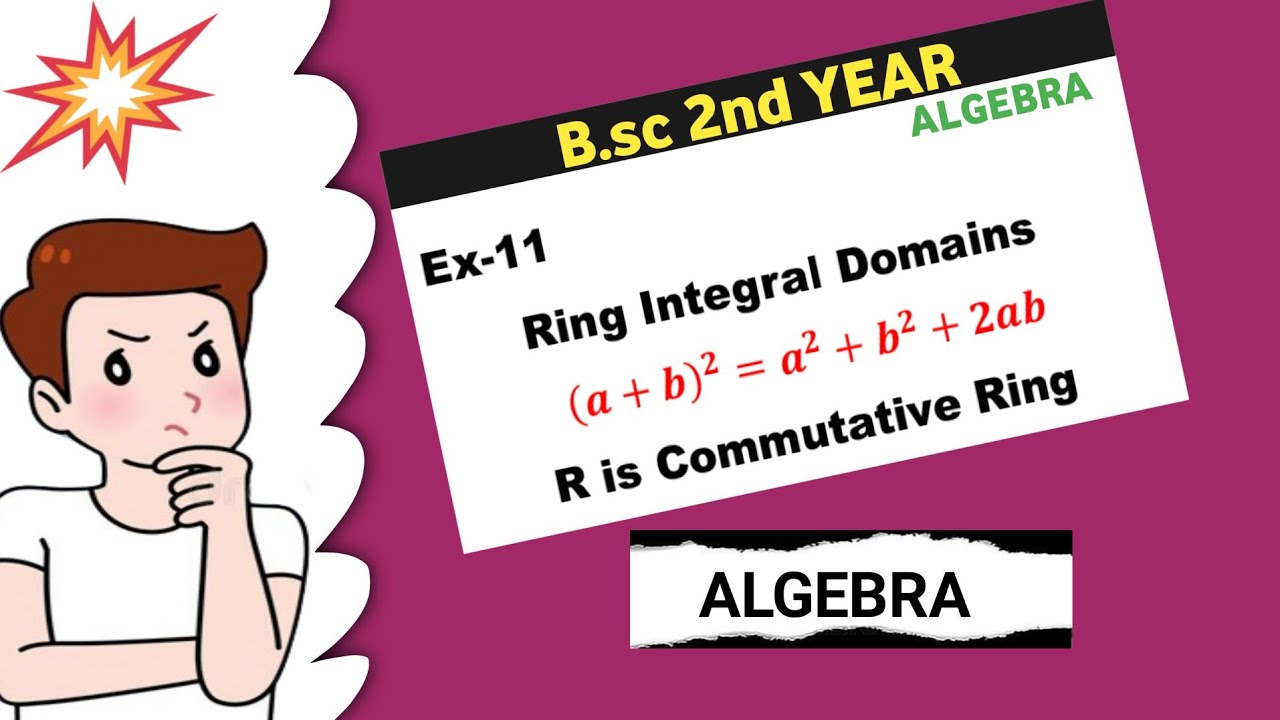B.sc 2nd Year Algebra Rings Integral Domains And Fields Commutative ...