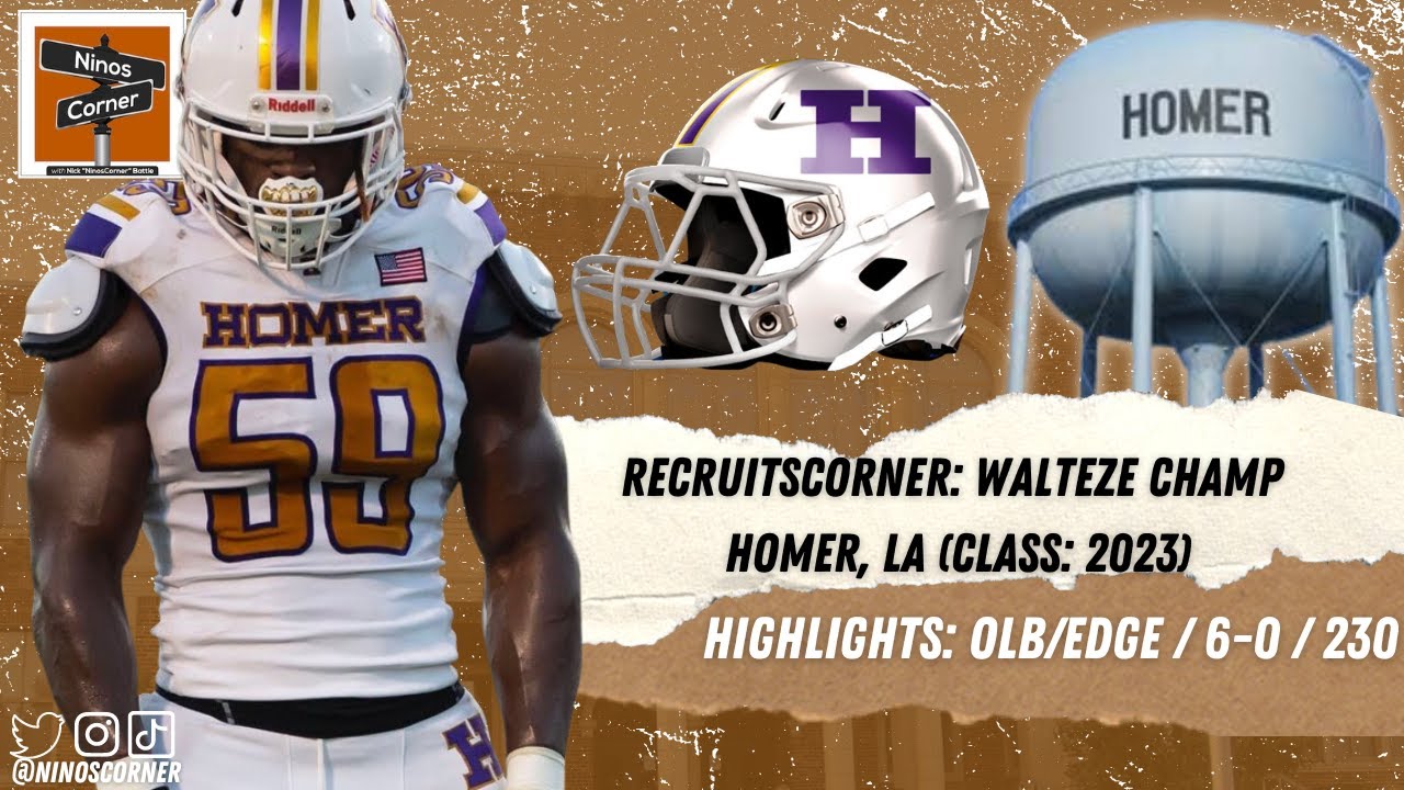 RecruitsCorner: MONSTER Louisiana recruit, Walteze Champ, EDGE/OLB ...