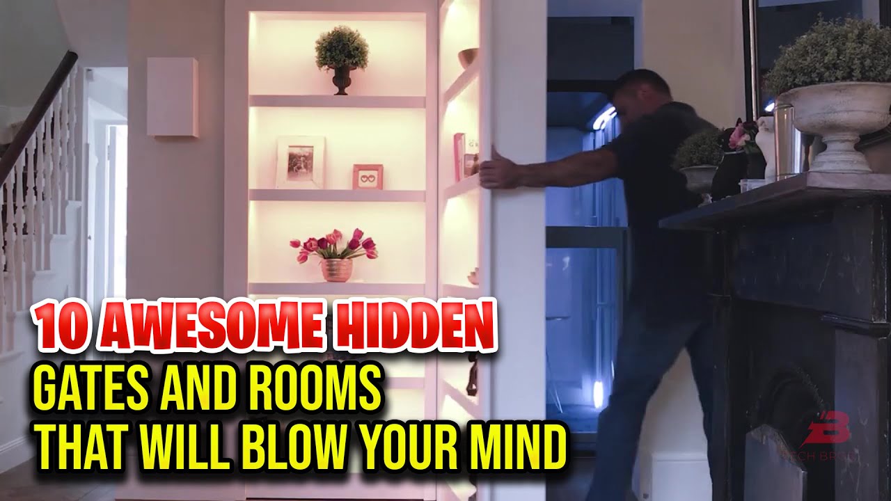 10 AWESOME HIDDEN GATES AND ROOMS THAT WILL BLOW YOUR MIND - YouTube