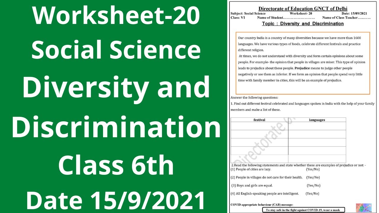 Worksheet 20 sst class 6 (15/9/21)English Medium/worksheet sst class 6 ...