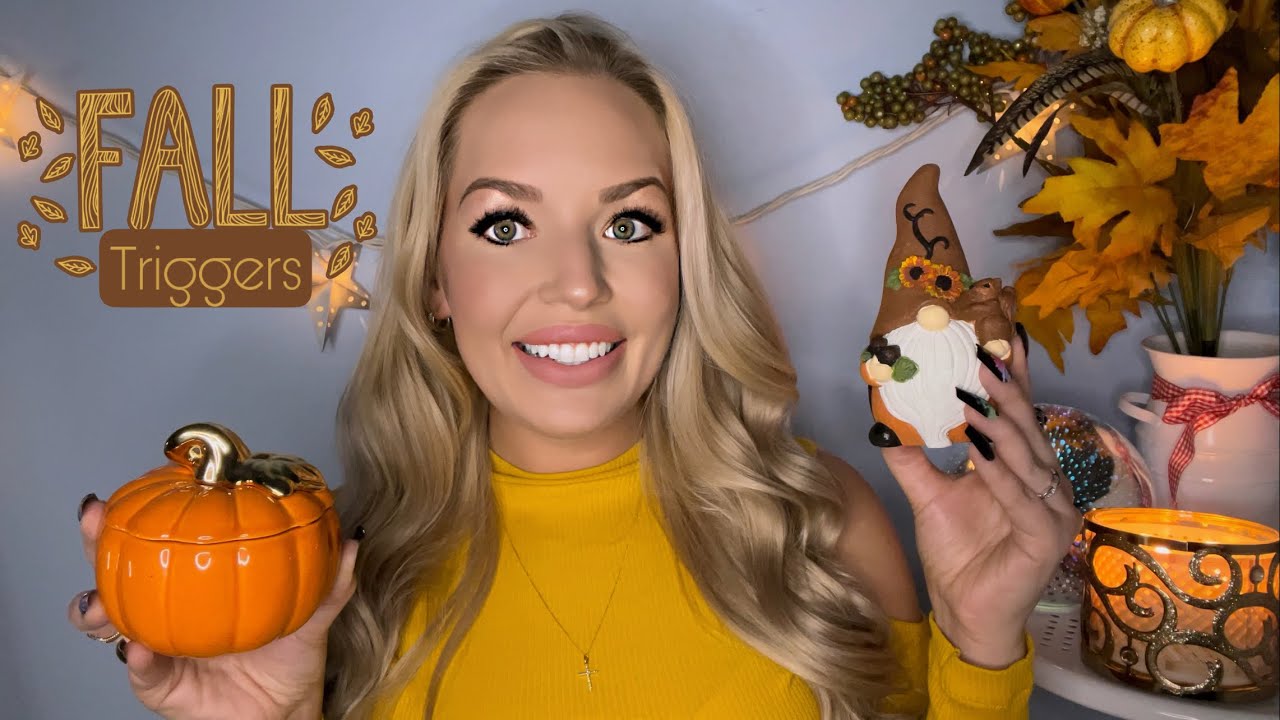 ASMR FALL TRIGGERS🎃🍂 - YouTube