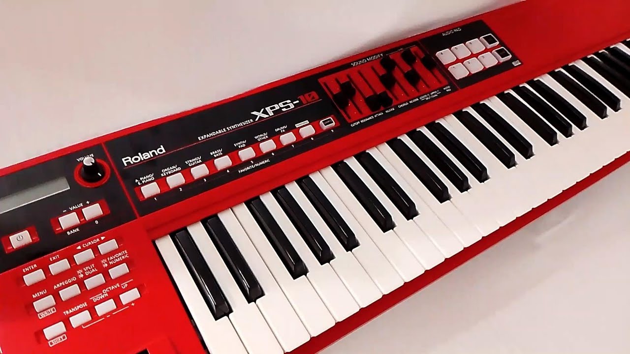 Roland Xps 10 New Keyboard Unboxing and Install . Red Version... 2024 ...