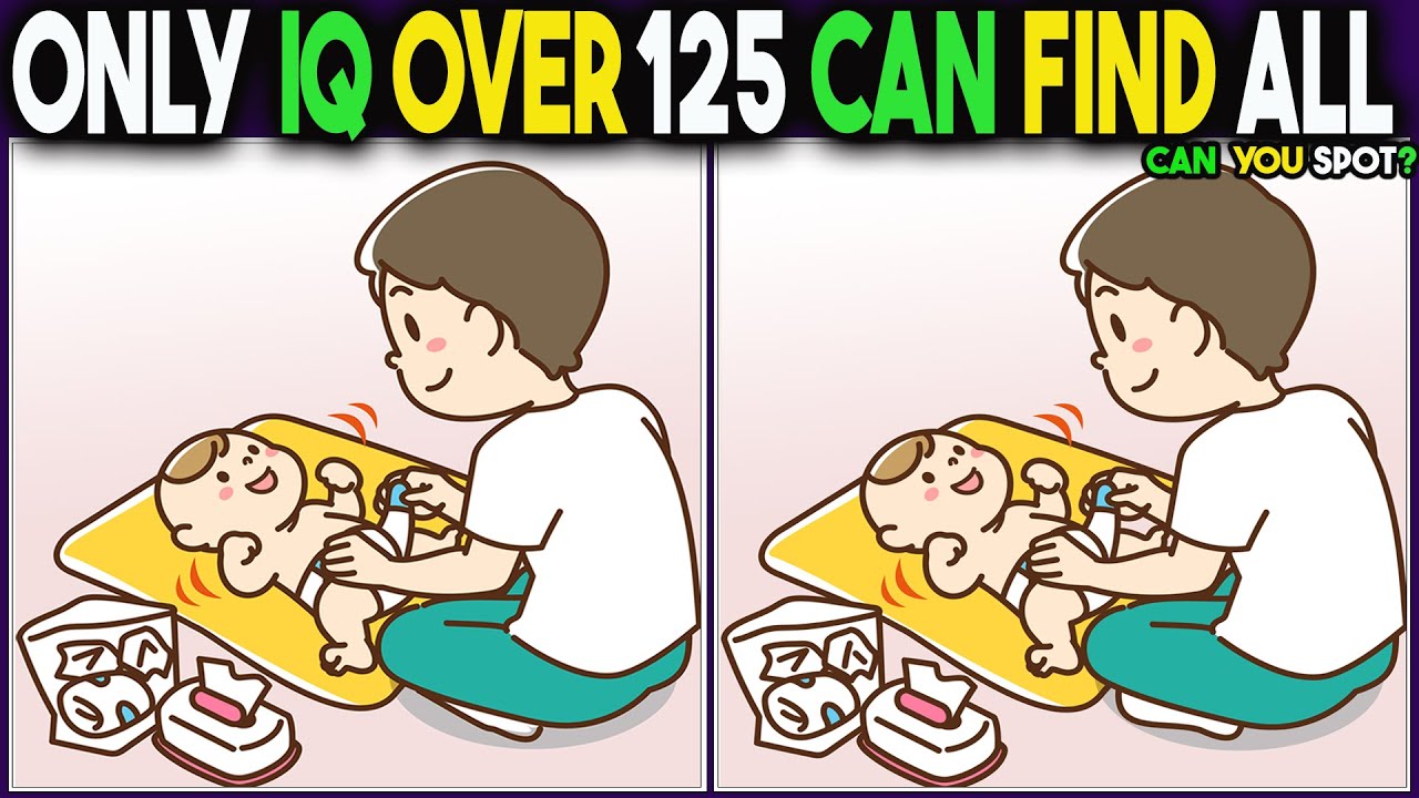 Spot the Difference | Flat 90 Seconds Each CHALLENGE Try To 【 Find The ...
