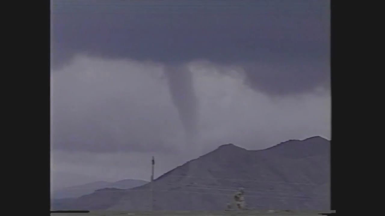 Tornado In Las Vegas, Nevada, March 30, 1992 - YouTube