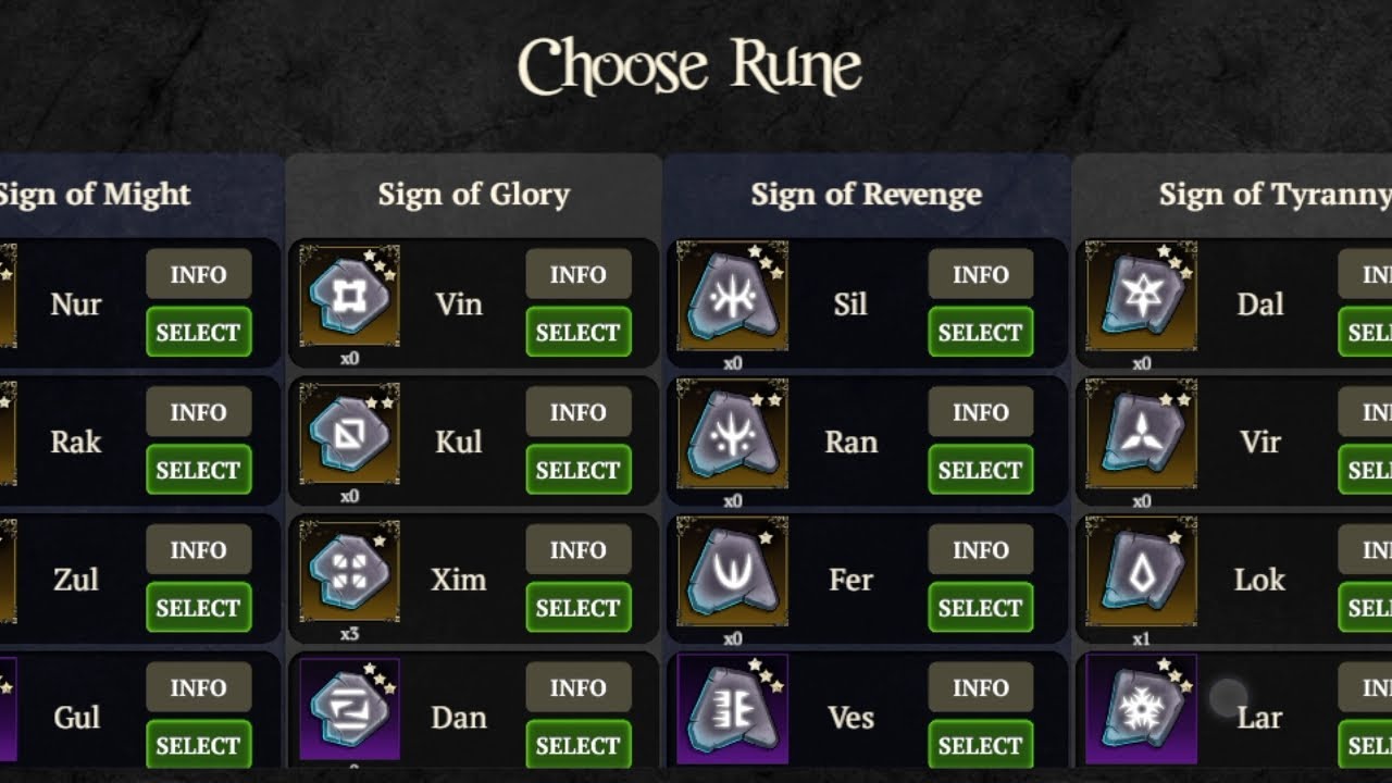 Evil Lands New Update 3.0.0 | All Legendary Rune Review | What are ...