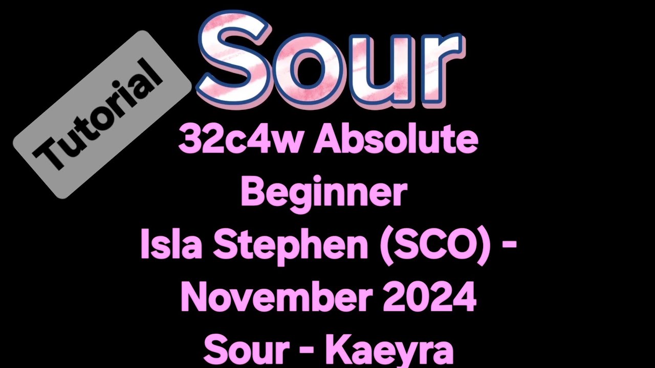 Sour 초급개강 👍32c4w [Tutorial] 🍀 힐링라인댄스 - YouTube