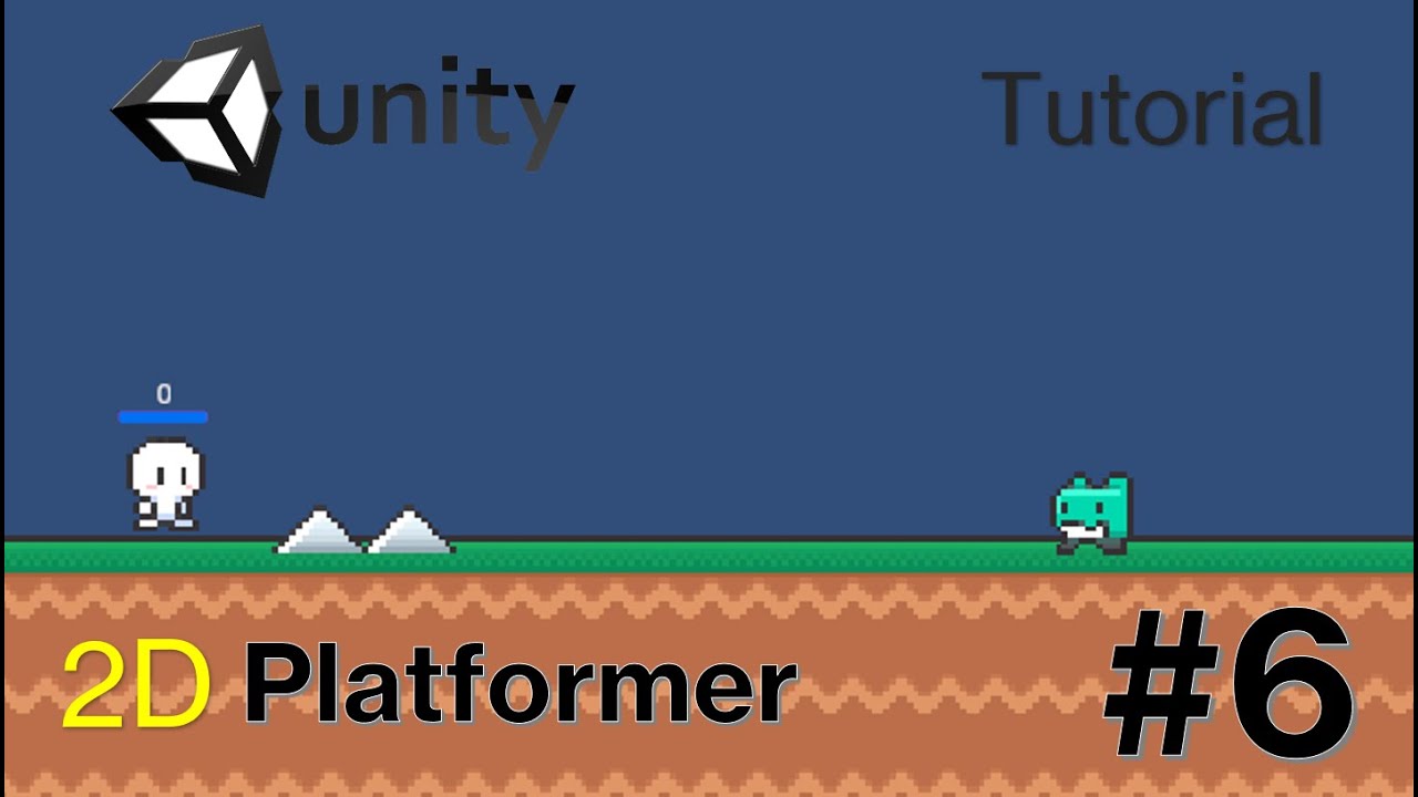 Unity 2d Platformer Tutorial Part 6 Adding Ui Elements Youtube